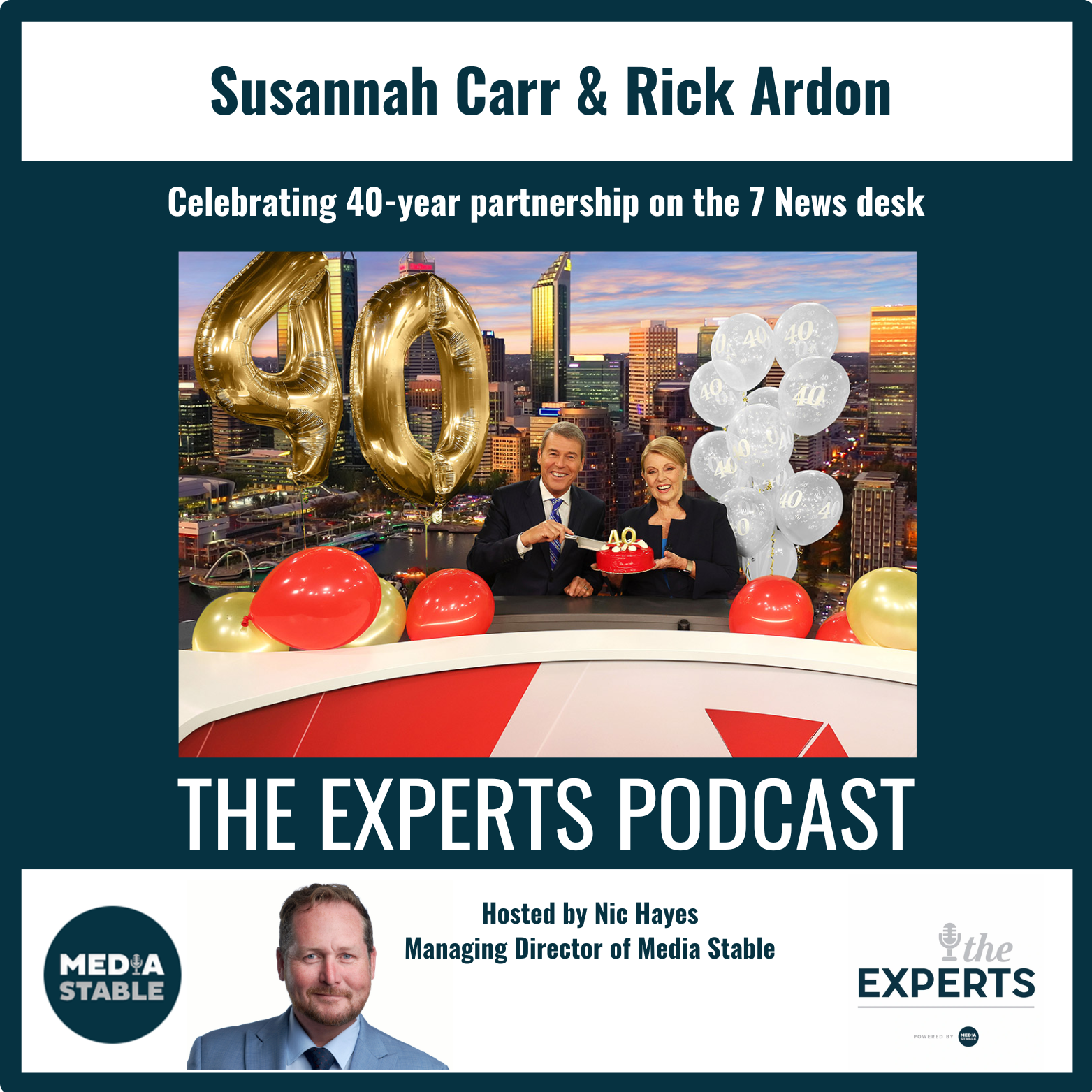 Record Breaking News Team - Rick Ardon & Susannah Carr - Media Stable